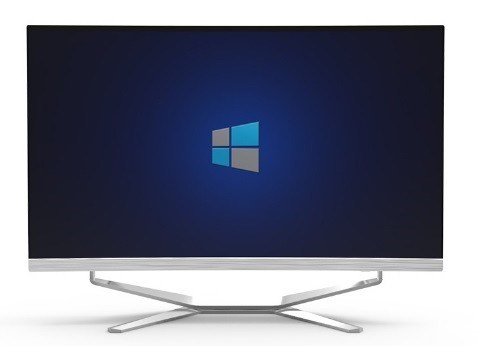 24inch Pc All In One Computers Gaming Silver I5 / I7 2mm Micro Rim 512G ...
